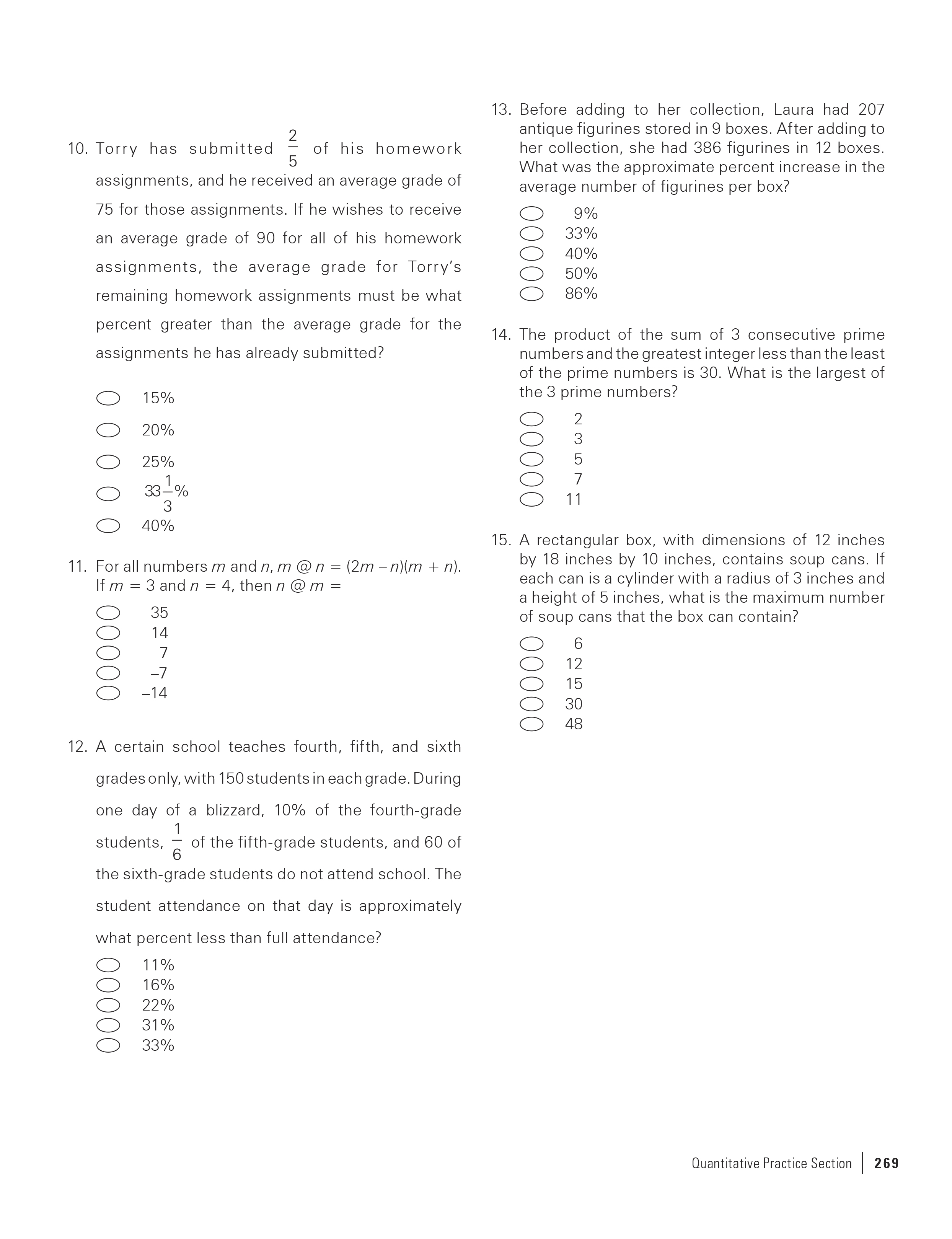 Extended ebook content for Math Workout for the GMAT, 5th Edition: Quantitative Practice Section